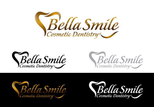 Logo for a cosmetic dental office By Bellasmile