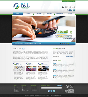 Comprehensive Website Design for an Accounting/Bookkeeping company by
