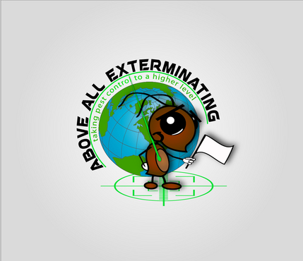 logo for a pest control company/ ABOVE ALL EXTERMINATING By Wongus05