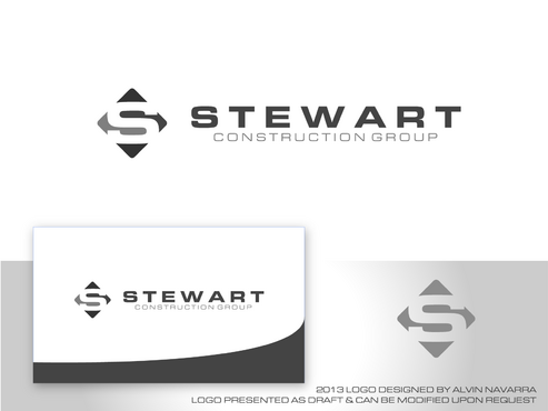 Logo for construction management company By Stewart7779