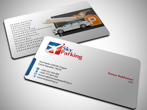 Business card and stationery for VIP parking By Timajon