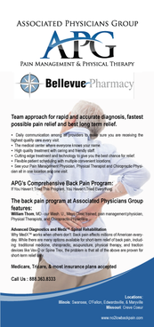 Back Pain Program Newspaper Ad By APGHealthNetwork