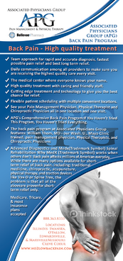 Back Pain Program Newspaper Ad By APGHealthNetwork