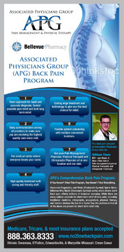 Back Pain Program Newspaper Ad By APGHealthNetwork
