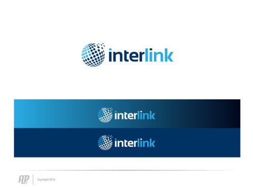 Modern logo for international business consultancy By Interlink