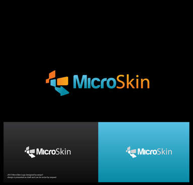 Modern logo for a mobile device personalization company. By Davidmpea