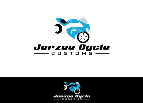 Logo for custom motorcycle shop. by Jerzeecycle