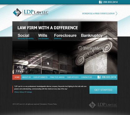 Modern Website for Law Firm By Ldplaw