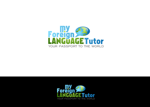 Logo for a foreign language tutor service. By Myforlangtutorlogo