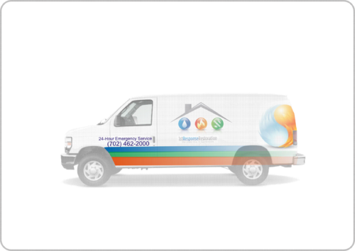 Commercial Van Signage - Existing Logo By LisaX702