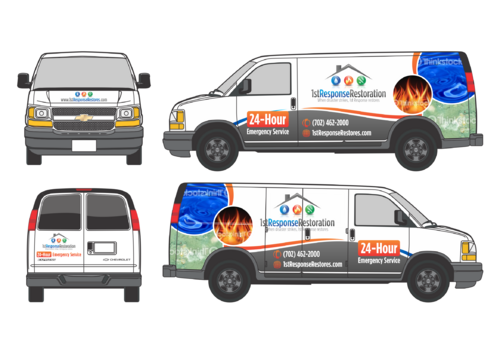 Commercial Van Signage - Existing Logo By LisaX702