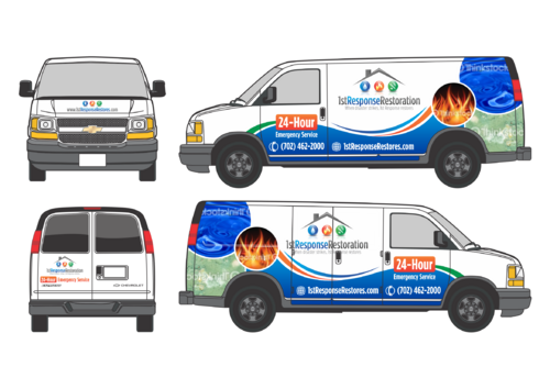 Commercial Van Signage - Existing Logo By LisaX702