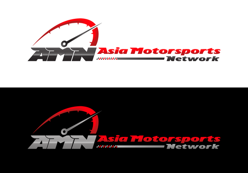 Asia Motorsports Network Logo Design By Quandarium