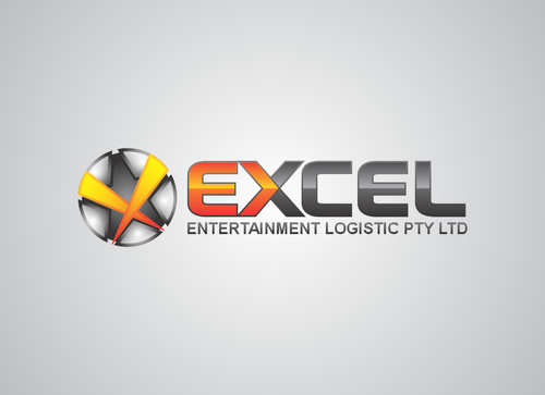 Logo for a entertaiment freight logistics company By Excel