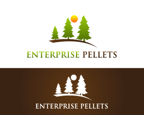 Logo for a Wood Pellet Delivery Company By Choro