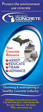 Michigan Concrete Association 33.5"x 86" Display banner By Hmsmith