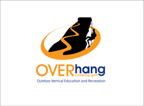 OVERhang climbing gym logo by OVERhang