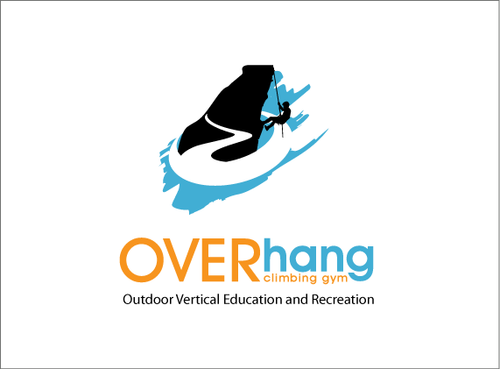 OVERhang climbing gym logo By OVERhang