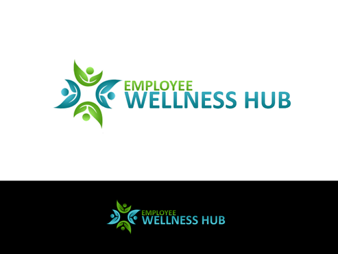 Logo for an online employee health and wellness portal By Alanola