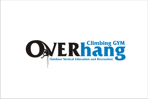 OVERhang climbing gym logo by OVERhang