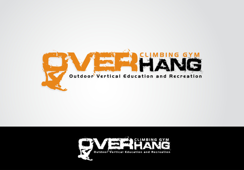 OVERhang climbing gym logo By OVERhang