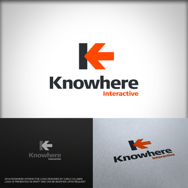 Logo for Web Development Company, Knowhere Interactive By Downs302