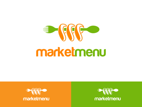 Logo for an digital restaurants menu. By Alexeev