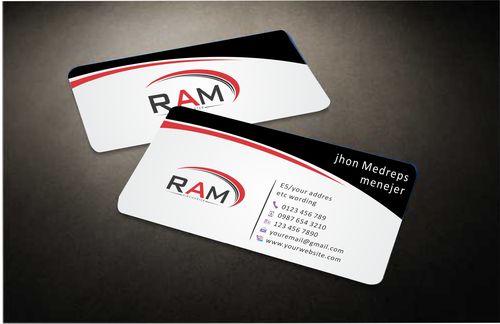 Business cards and stationary for Ram Air. By AlanaBertram