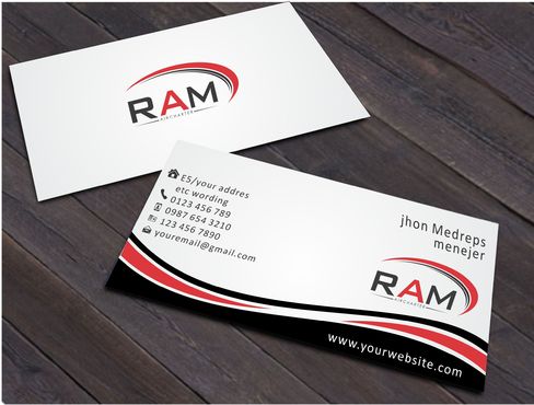 Business cards and stationary for Ram Air. By AlanaBertram