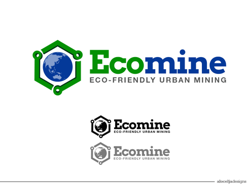 Logo for Ecomine: Eco-friendly urban mining by Lsamulis