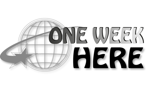 One Week Here logo By OWHJules