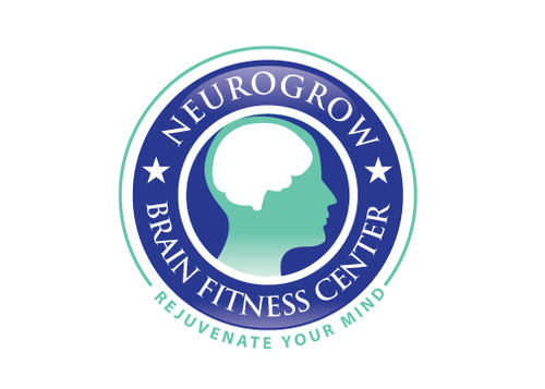 Logo for a brain center to help people improve their memory, attentio
