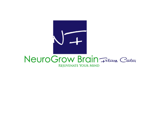 Logo for a brain center to help people improve their memory, attentio