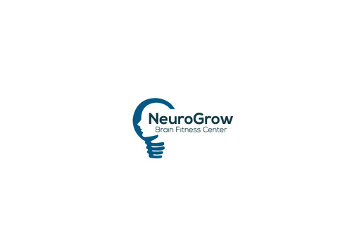 Logo for a brain center to help people improve their memory, attentio