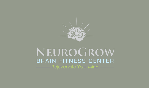 Logo for a brain center to help people improve their memory, attentio