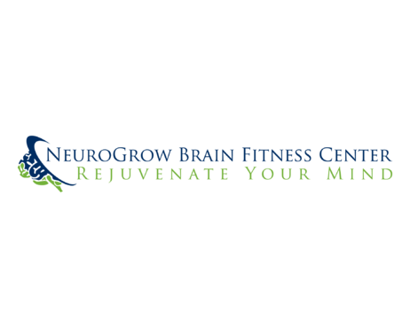 Logo for a brain center to help people improve their memory, attentio