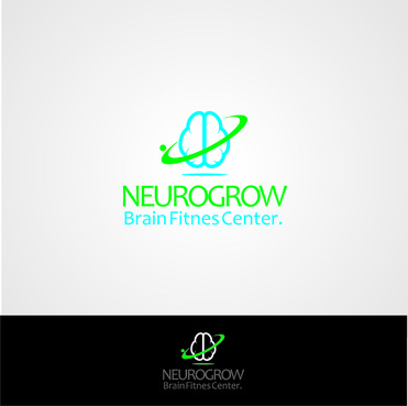 Logo for a brain center to help people improve their memory, attentio