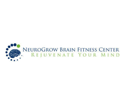 Logo for a brain center to help people improve their memory, attentio