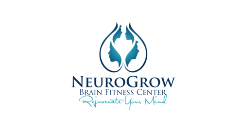 Logo for a brain center to help people improve their memory, attentio