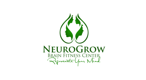 Logo for a brain center to help people improve their memory, attentio