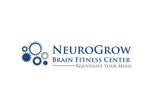 Logo for a brain center to help people improve their memory, attentio
