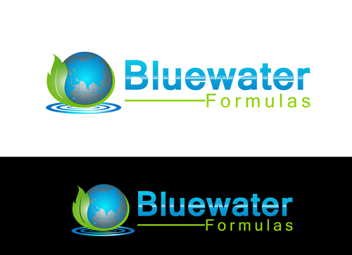 Bluewater Formulas - Logo Design By Vitallifesignsllc