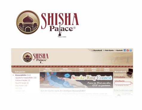 Shisha Palace Logo By Nextro