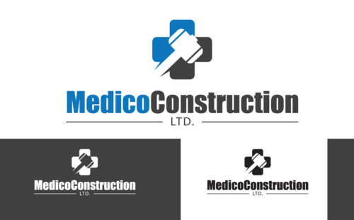 Logo For Medical Construction Company By Riarhd