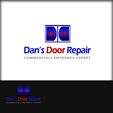 COMMERCIAL ENTRANCE DOOR REPAIR LOGO by Dantara01