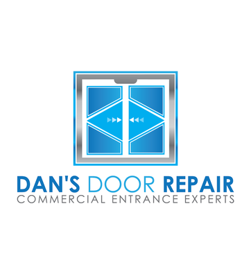 COMMERCIAL ENTRANCE DOOR REPAIR LOGO By Dantara01