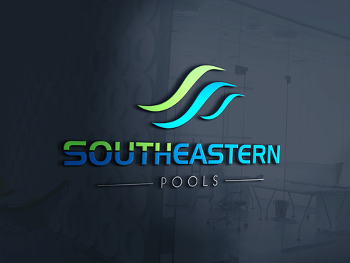 modern logo for pool company By Smithbrent12