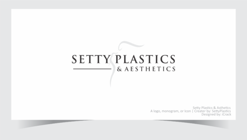 Logo for a Plastic Surgery and Medical Spa office By SettyPlastics