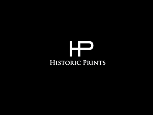Logo for historic map and photo reproduction printing company By Glob