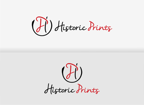 Logo for historic map and photo reproduction printing company By Glob